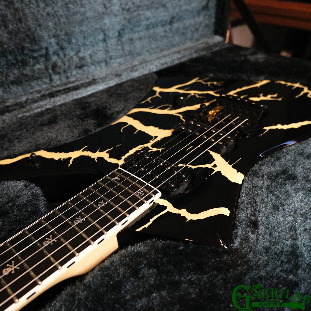 ESP Custom OrderGuitar Jackson KE Type Black w/Wood Burning | 札幌の楽器屋さん ...