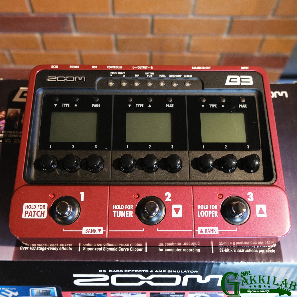 ZOOM B3 / Bass Effects & Amp Simulator Pedal | 札幌の楽器屋さん｜MR.GAKKI LAB｜中古 ...